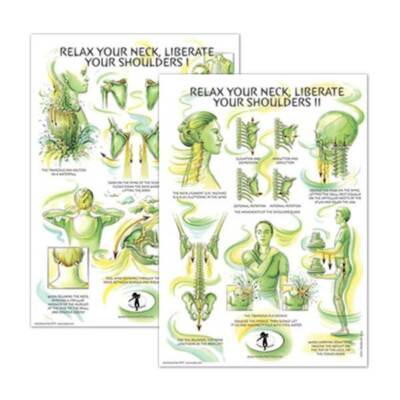 Franklin Method Artistic Educational Relax Your Neck I & II Poster Set ...