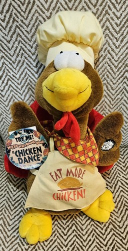 Dan Dee Animated Singing Dancing Turkey Eat More Chicken Thanksgiving ...