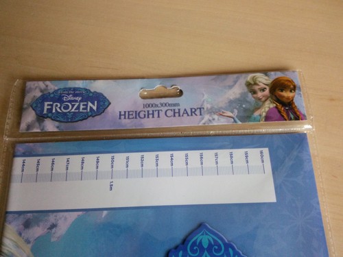 HELLO KITTY THOMAS TANK ENGINE FROZEN ELSA KIDS CHILD HEIGHT MEASURE ...