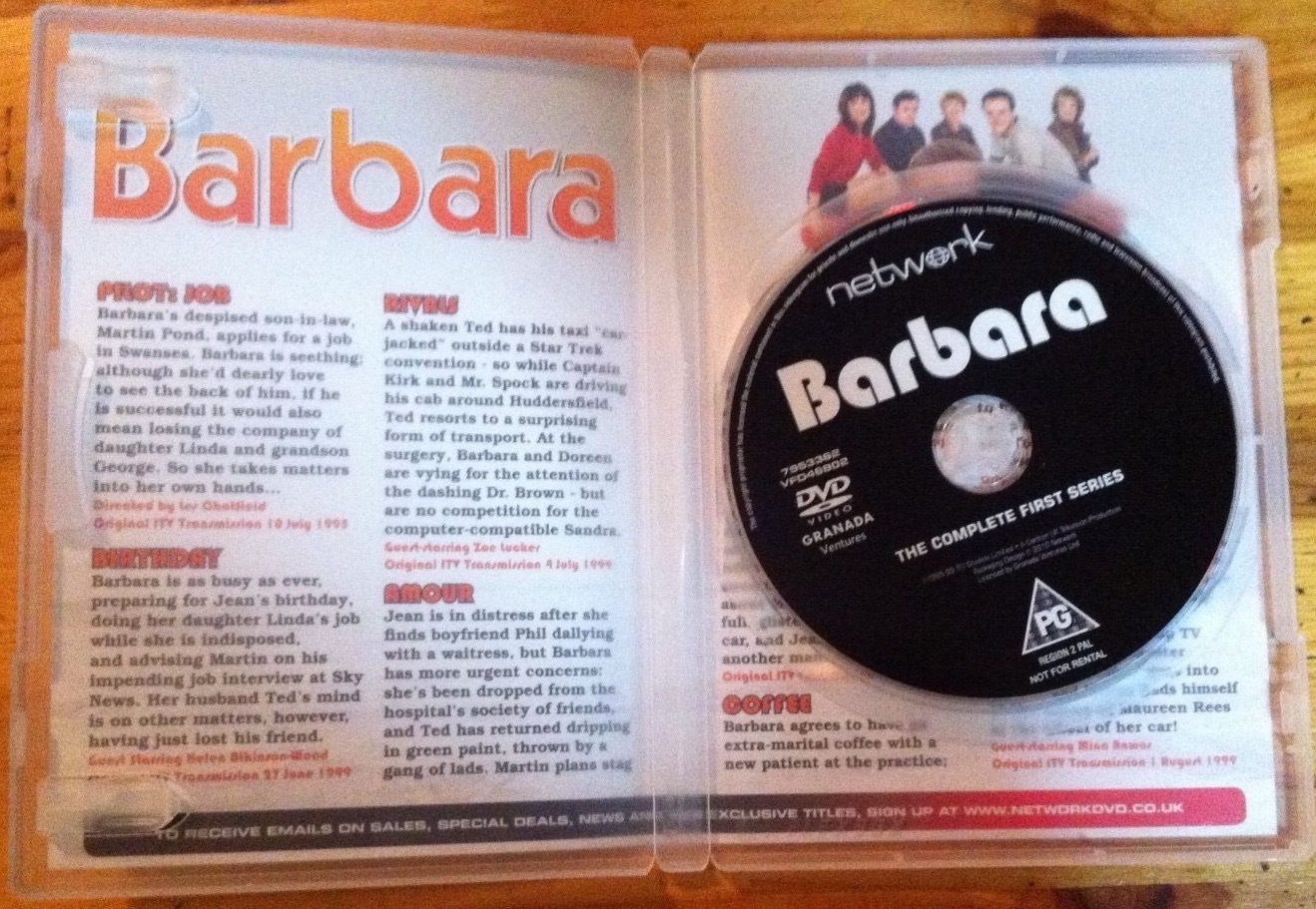 Barbara The Complete First Series 1 One REGION 2 DVD Gwen Taylor Sam ...