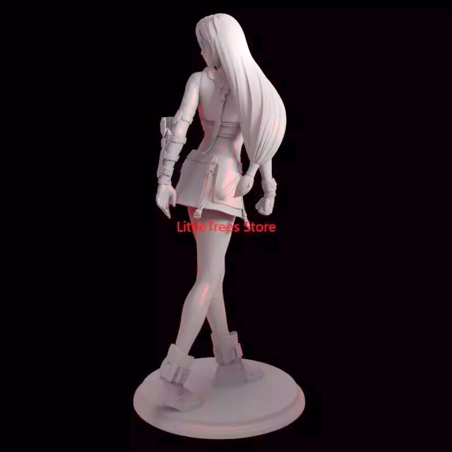 1/18 resin figure model kit Fantasy Girl Tifa 3D Printing Unassembled ...