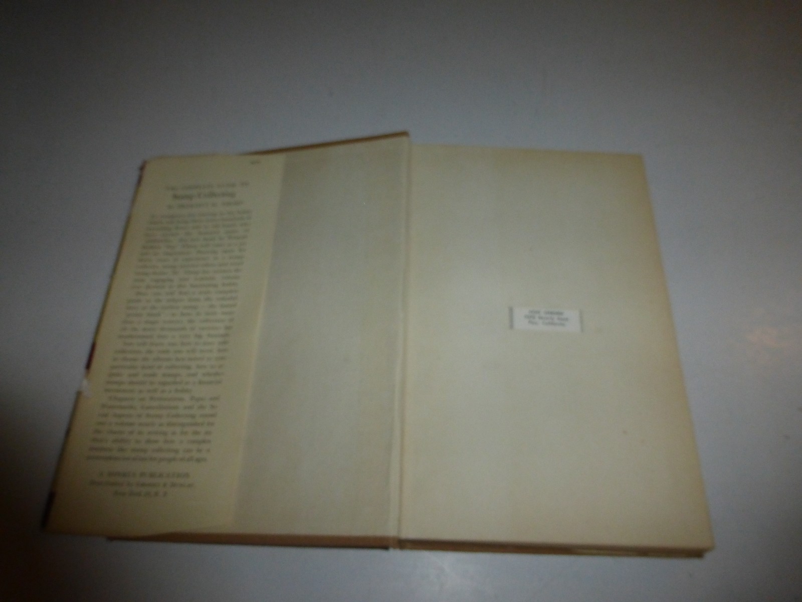 THE COMPLETE GUIDE TO STAMP COLLECTING Prescott H. Thorp, HBDJ 1953,1st ...