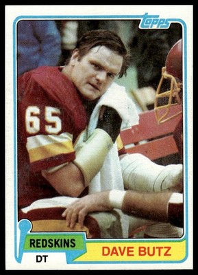 1981 Topps #276 Dave Butz Washington Redskins NM+ | eBay