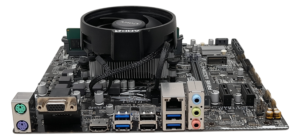 Asus Prime A320M-K Ryzen 3 2200G 16GB DDR4 Socket AM4 Motherboard ...