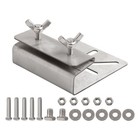 Silver Metal Gutter Mount for Eufy E42 Solar Camera Secure Positioning ...