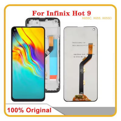 For Infinix Hot 9 X655C, X655, X655D LCD Display Screen Touch Digitizer ...