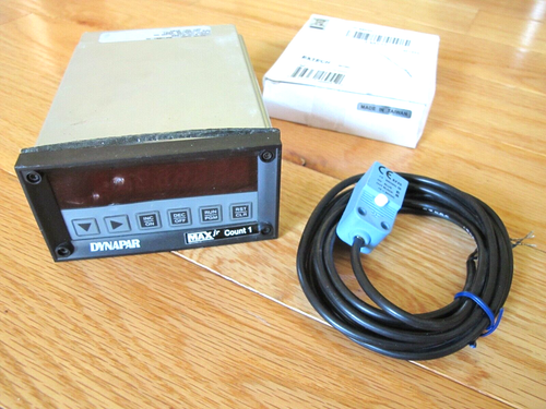 DYNAPAR MAXjr Count 1 MCJR1S00 115/230VAC 8-Digit Totalizer w ...