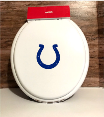 Indianapolis Colts Toilet Seat Wood Kids Room Man Cave Decor | eBay