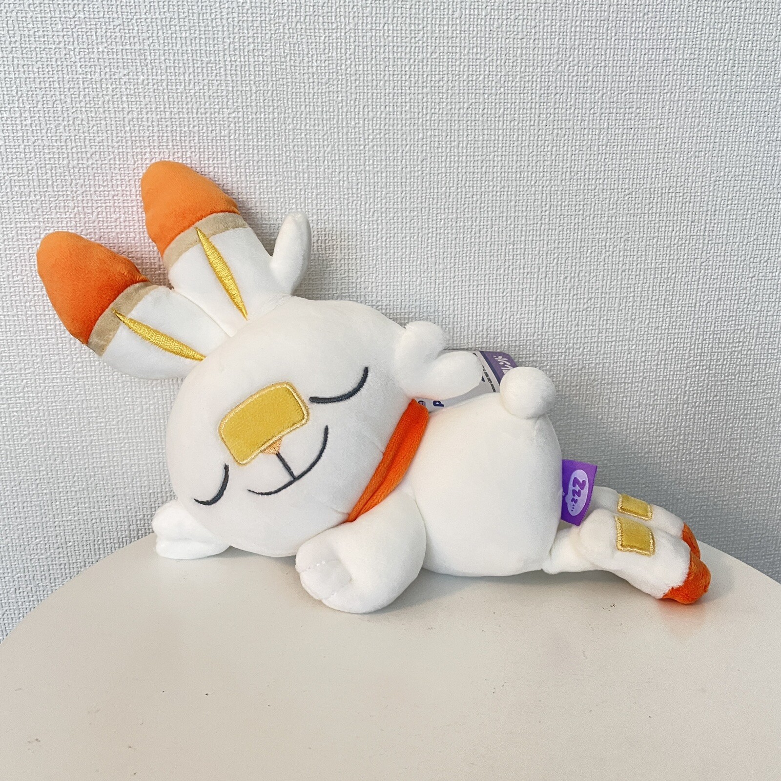 Pokemon Plush Sleeping Scorbunny Stuffed Toy SUYASUYA Friend TAKARA ...