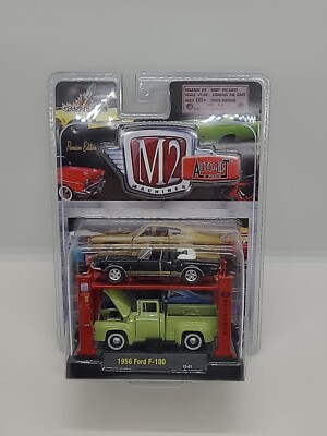 M2 Machines Auto Lift 2 Pack 1968 Shelby GT-500 & 1956 Ford F-100 | eBay