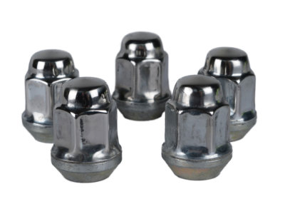 Set of 5 Stainless Steel Coated Lug Nuts for Jeep Wrangler Cherokee ...