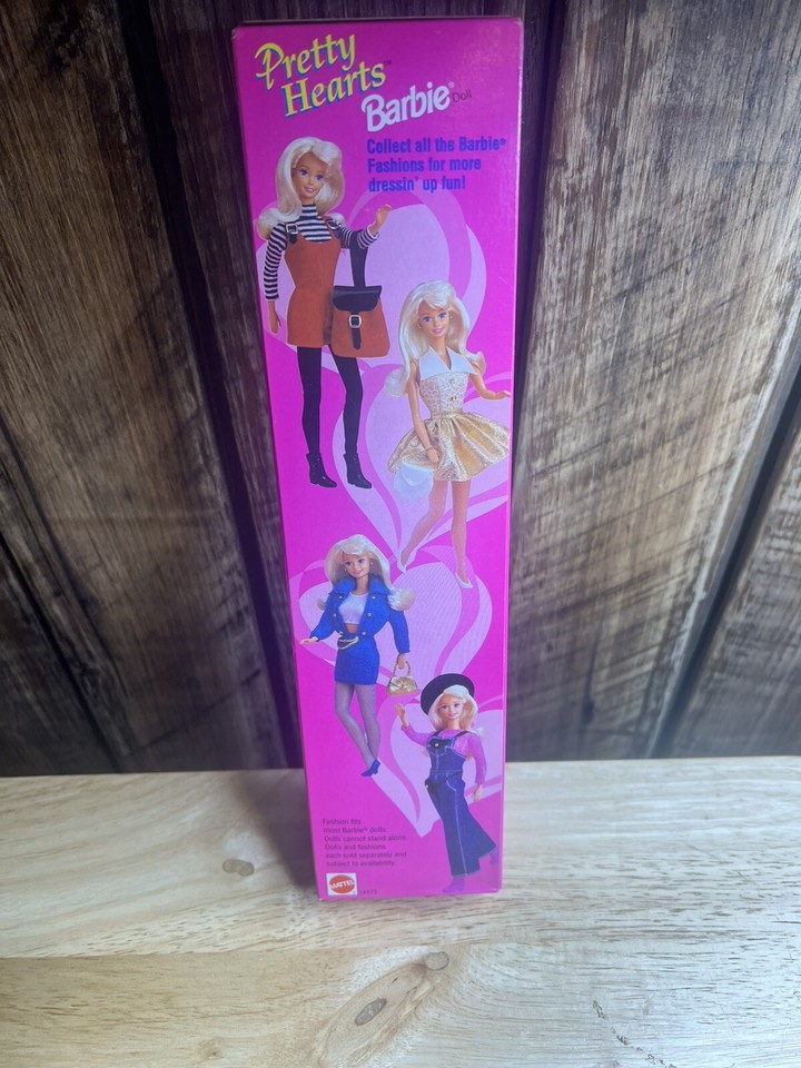 1995 MATTEL BARBIE PRETTY HEARTS FASHION DOLL 14473 UNOPENED BOX | eBay