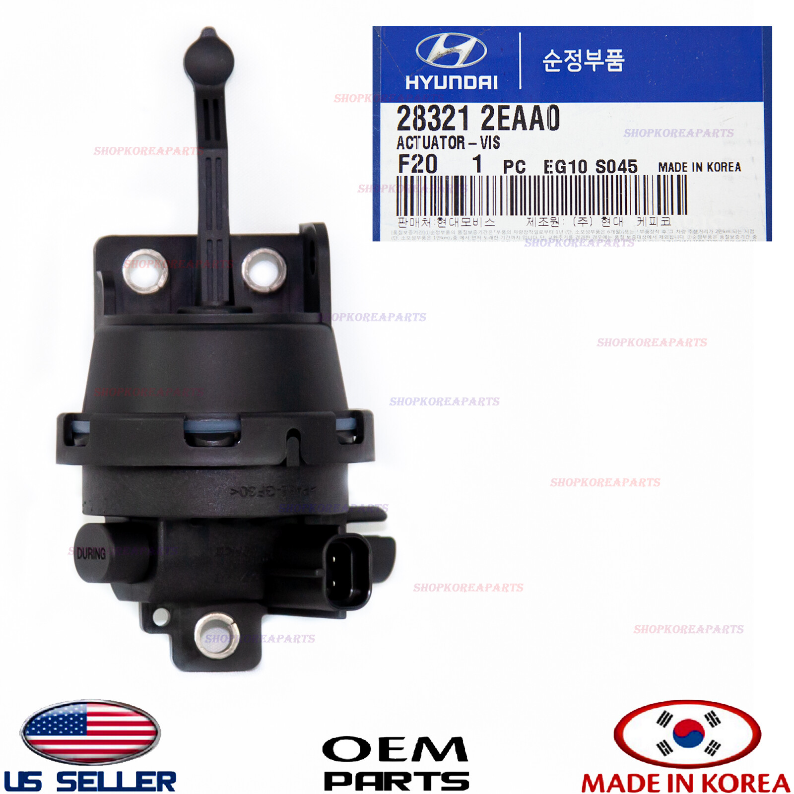 AIR INLET ACTUATOR VIS EMISSION ⭐OEM GENUINE⭐ VARIOUS HYUNDAI KIA 2.0L ...