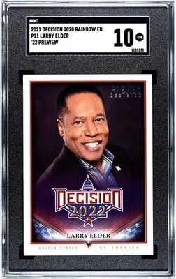 2021 Decision 2020 Rainbow Edition #P11 Larry Elder ‘22 Preview SGC 10 ...