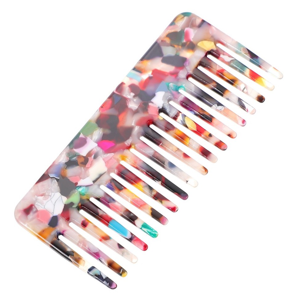 3 pcs Hair Detangling Comb Wide Tooth Comb Fashionable Home Hair For ...