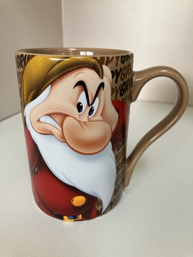 Authentic Grumpy Mug Tall Disney Store Exclusive Snow White 7 Dwarfs | eBay