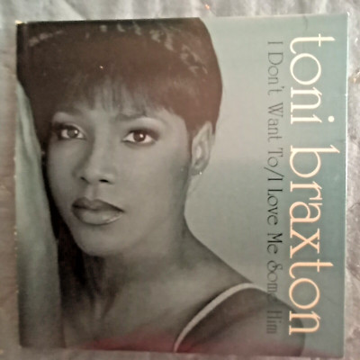 Toni Braxton-I don't want to/ Love me some him- cd single w complete ...