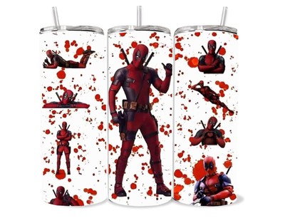 Tumbler 20oz Cup Deadpool Superhero | eBay