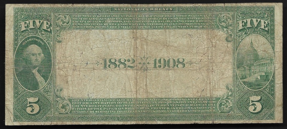 Boston Massachusetts National Bank Note, series 1882 date-back | eBay