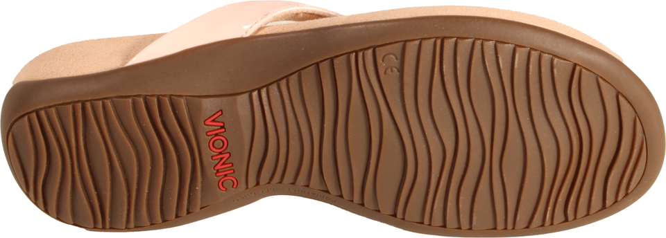 Vionic Bella Womens Orthotic Sandal Blush Patent Synthetic US Size 7 ...