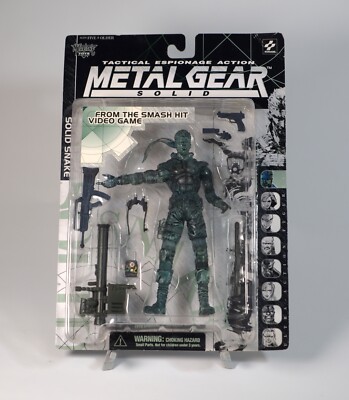 McFarlane Toys Metal Gear Solid - Solid Snake Sp. Transparent Ed. 1999 ...