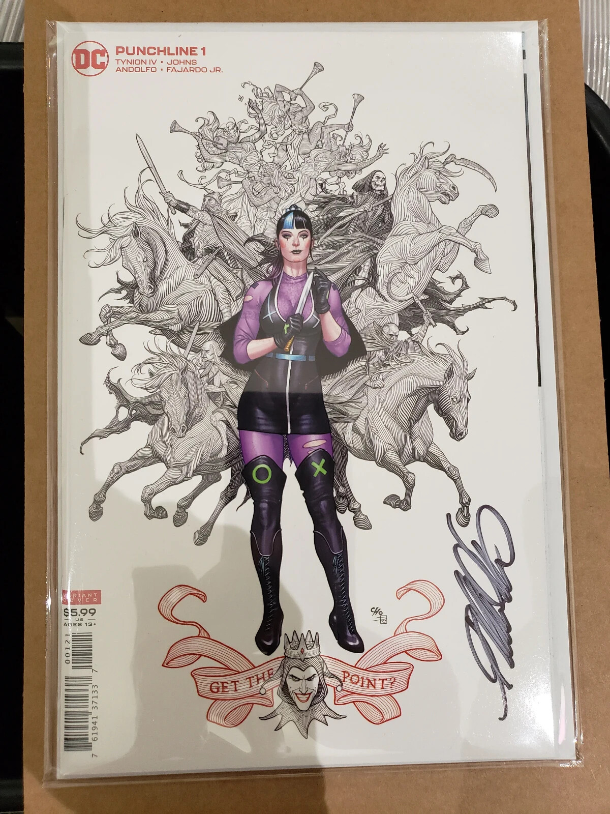 Punchline #1 Frank Cho Variant Signed by Frank Cho NM | eBay
