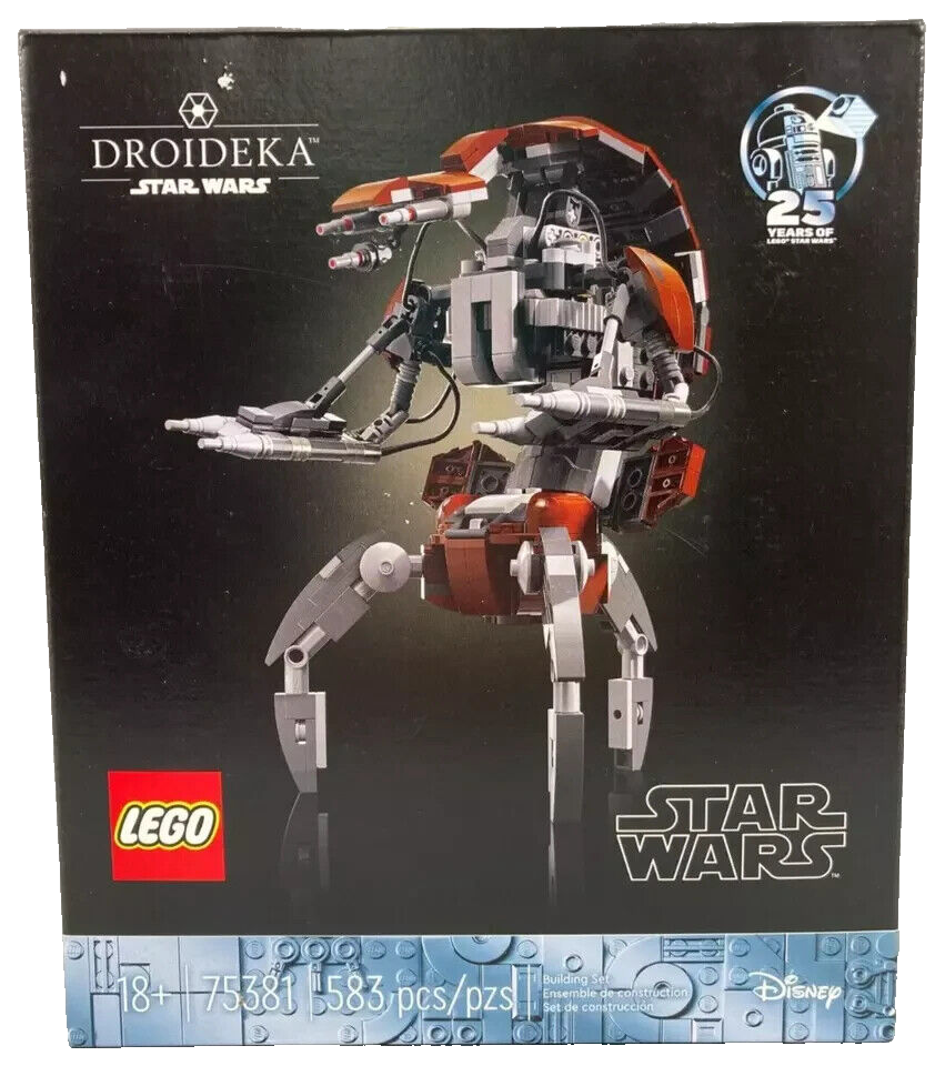 SEALED LEGO Star Wars 25th Anniversary 75381: Droideka Building Set NEW ...