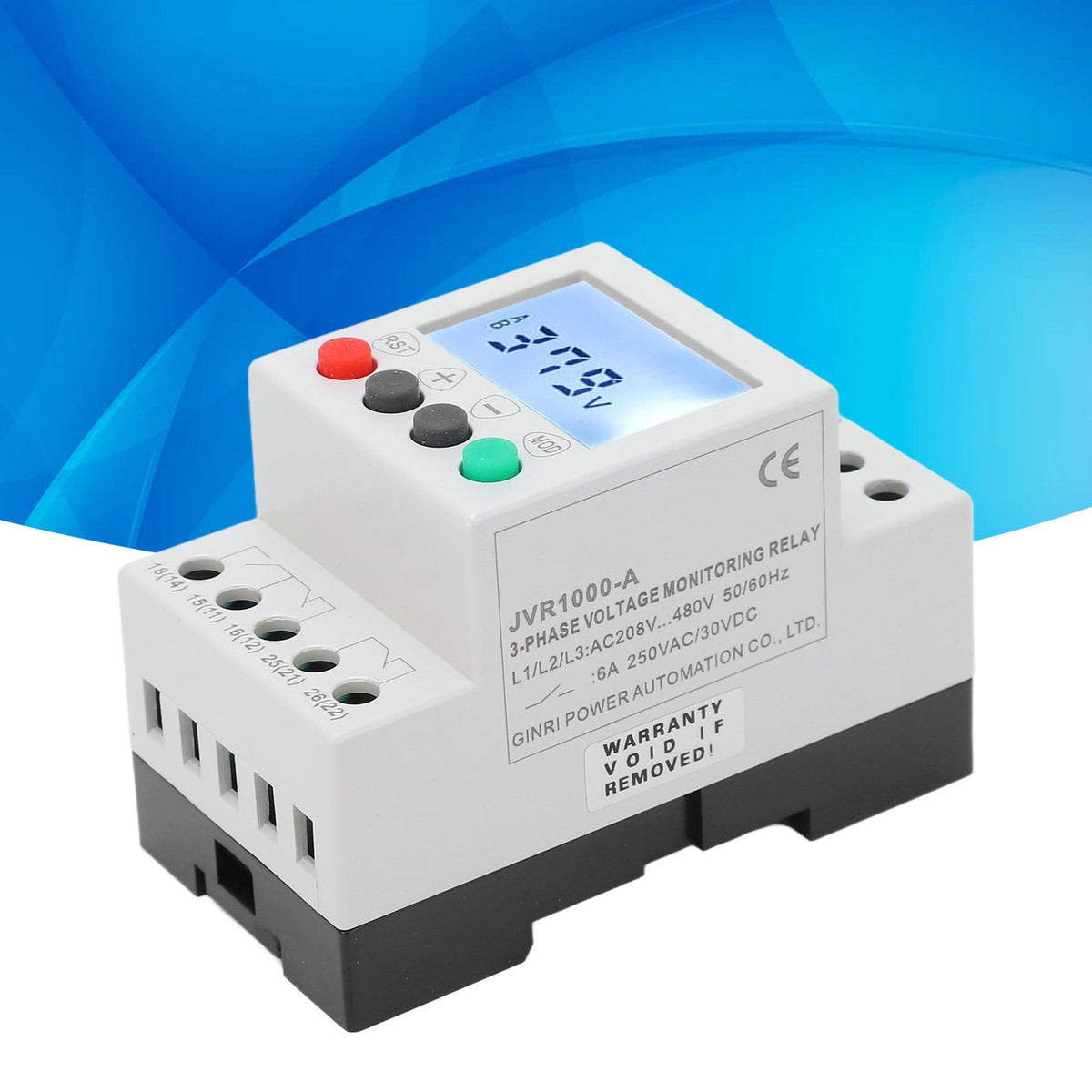 Three Phase Voltage Relay 3 Phase Motor Protection