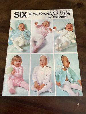 Six For A Beautiful Baby By Bernat Book 157 Vintage 1979 | eBay