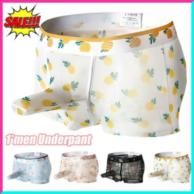 Men Flowers Boxer Pouch Briefs Penis Sheath Trunks Underpants Shorts ...