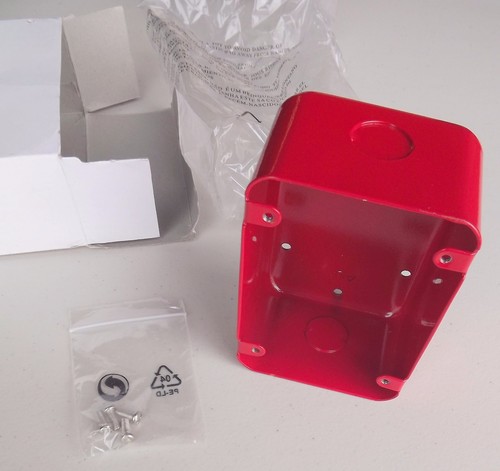 BACKBOX SGB-32S-H SURFACE MOUNT RED METAL | eBay