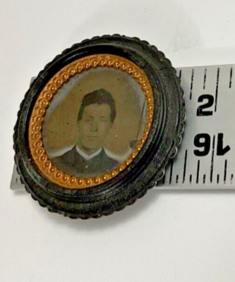 1850s Civil War Soldier Thermoplastic OREO STYLE Photograph Case ...