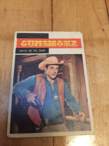 1958 TOPPS TV WESTERN GUNSMOKE #11 QUICK ON THE DRAW Good Condition | eBay