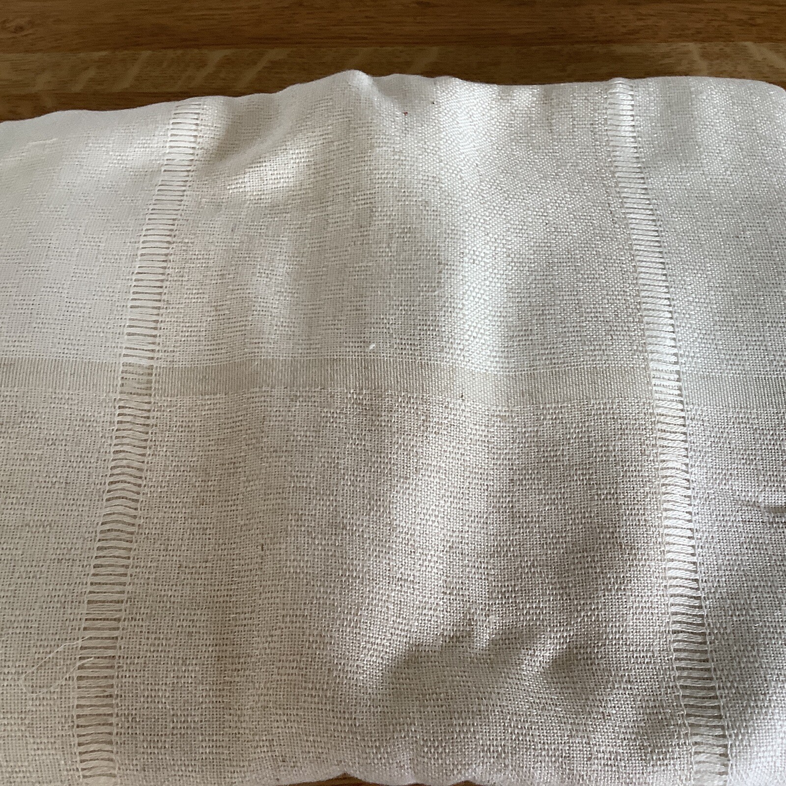 2 NIP New WOVEN IVORY Linen Polyester DRAPERY TAB CURTAIN PANELS 52”x84 ...
