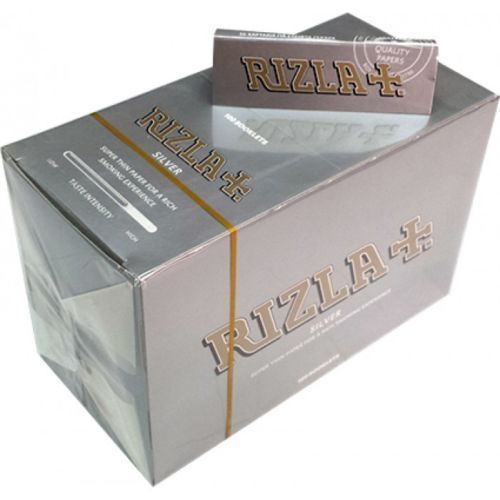 Original Rizla Silver Standard / Regular Size Rolling Papers 50 ...