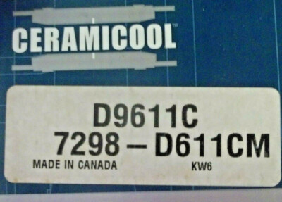 Front Disc Brake Pad Set, Ceramic - Rotex D9611C | eBay