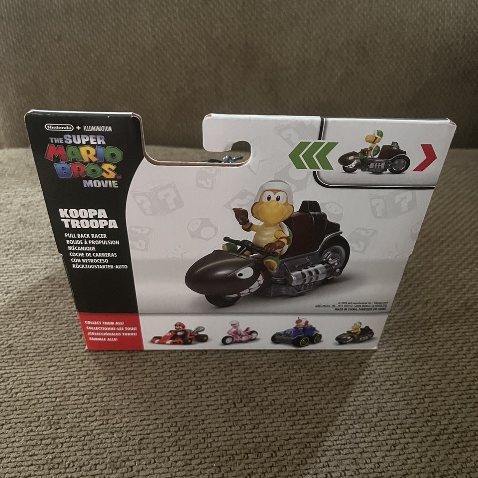 Nintendo Super Mario Bros Movie Pull Back Toy Racer Koopa Troopa Figure ...
