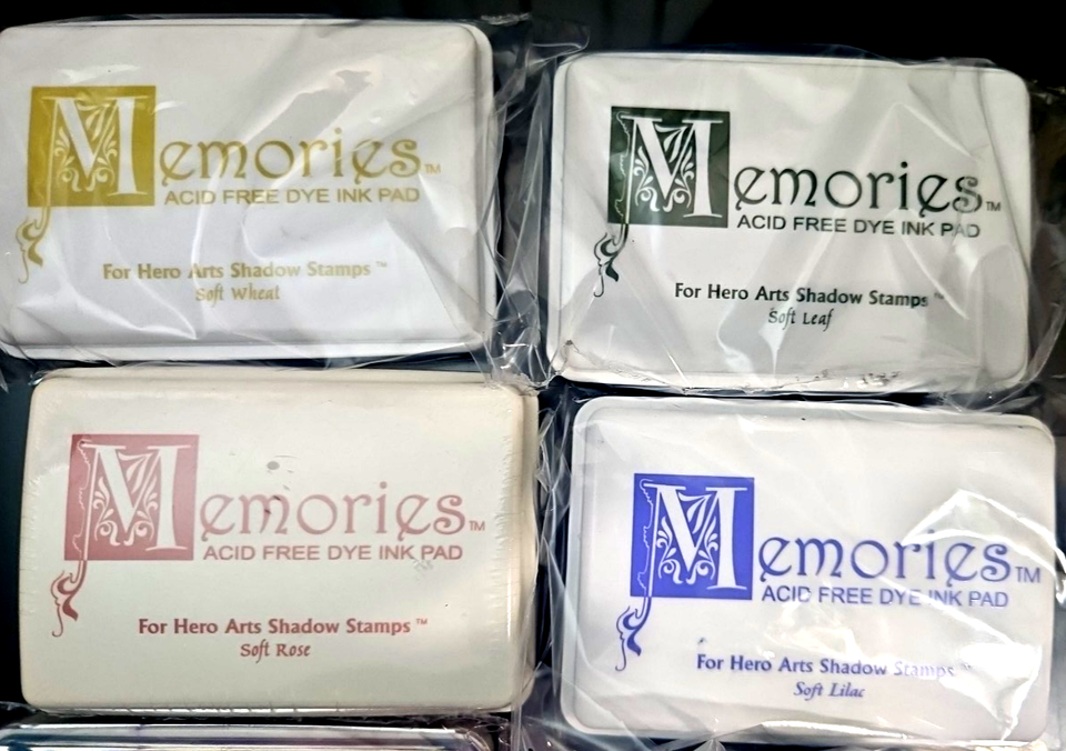 INK PAD LOT 7 Ink Stamp Pads Craft Art ColorBox | eBay