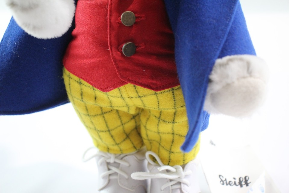 Steiff Rupert Bear Edward Trunk Soft Toy 653612 w/ Tags 28cm | eBay UK