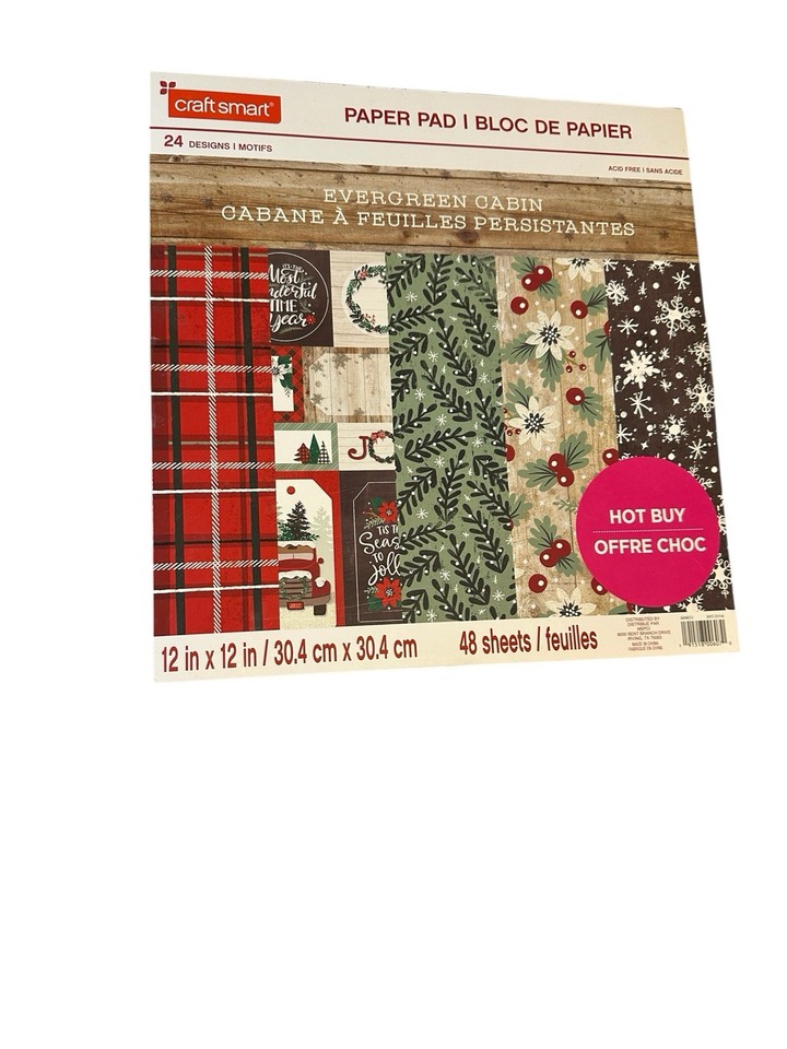 Lot Of 6 CraftSmart Paper Pad – 12x12 Scrapbook Paper – Holiday, Faith ...