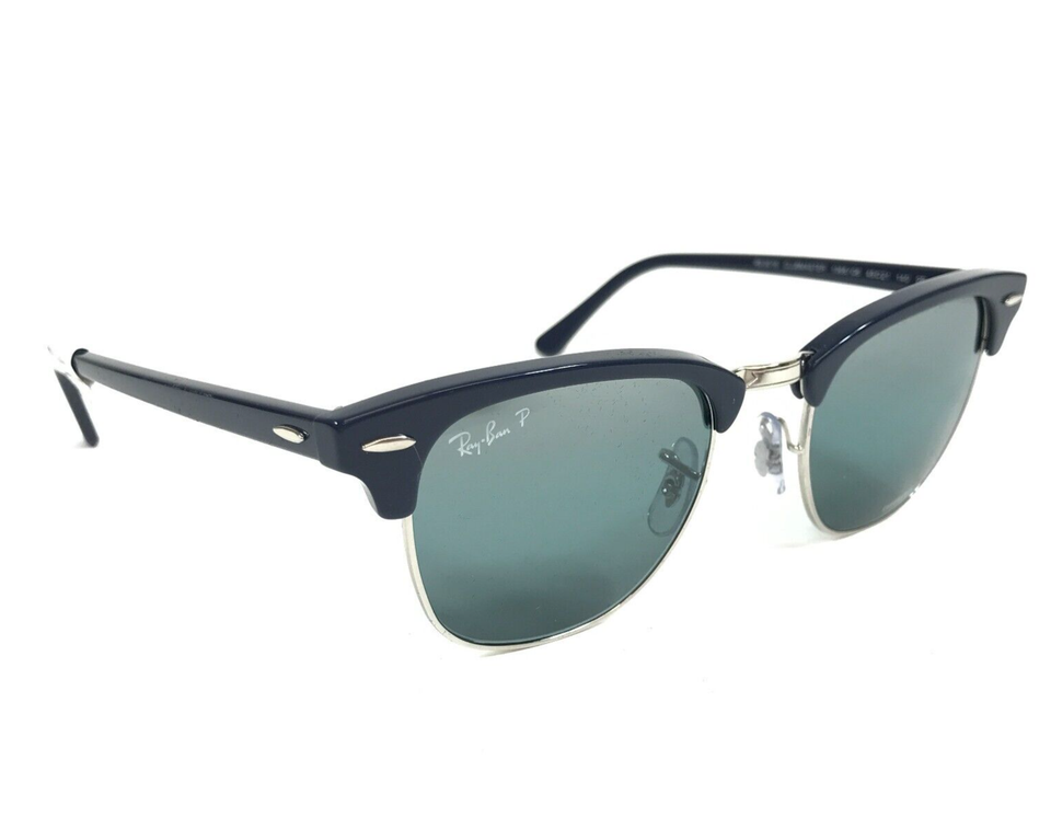Ray-Ban Sunglasses RB3016 CLUBMASTER 1366/G6 Chromance Polished Blue ...