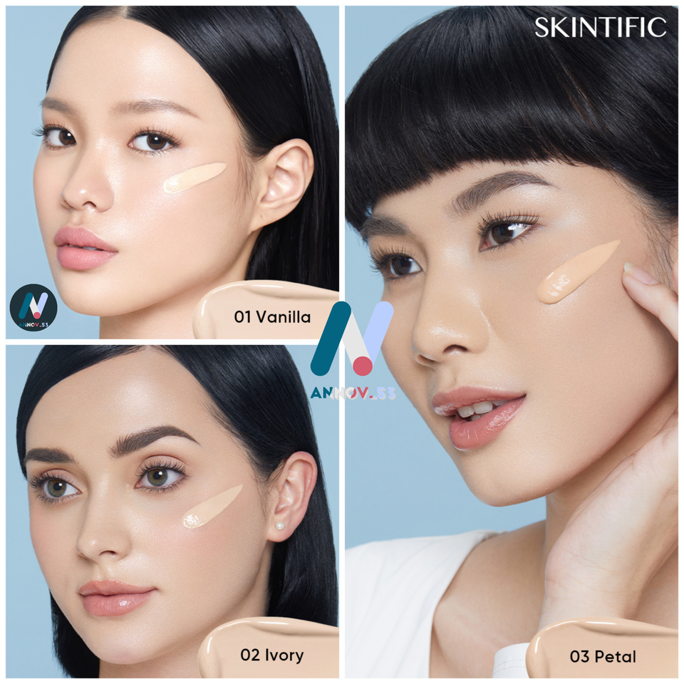 SKINTIFIC Full Coverage Perfect Cushion SPF35 PA++++ Long Lasting 02 ...