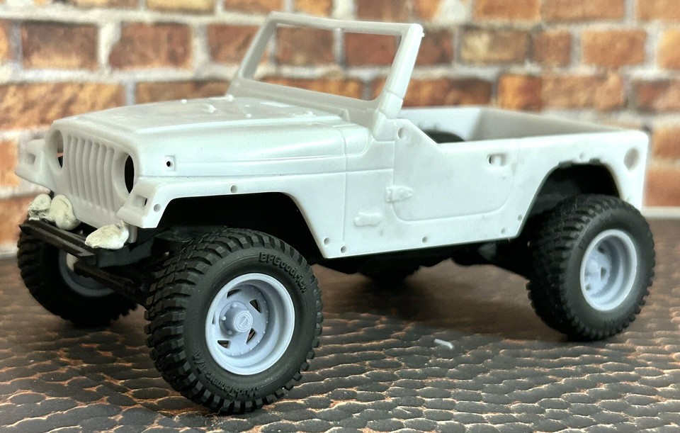 1/24 Scale: 18-Inch “Directional Steel” Wheels W/ Mud Tires; Jeep ...