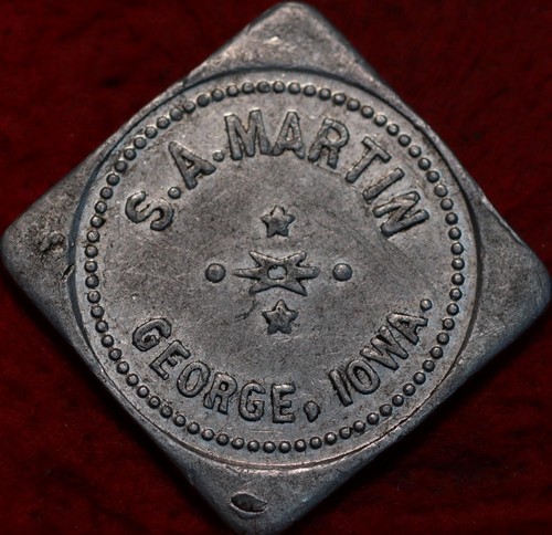 S.A. Martin George, Iowa 2 1/2 Cents Good For Token | eBay