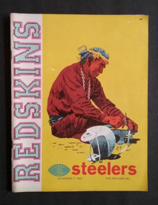 "STEELERS AT REDSKINS" ORIGINAL VINTAGE NFL PROGRAM NOV. 17, 1963. | eBay
