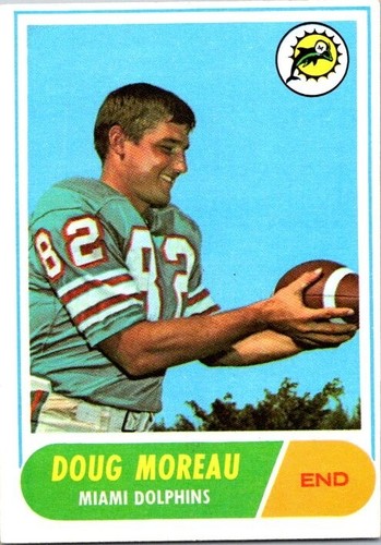 1968 TOPPS FOOTBALL #144 DOUG MOREAU NRMT JA | eBay