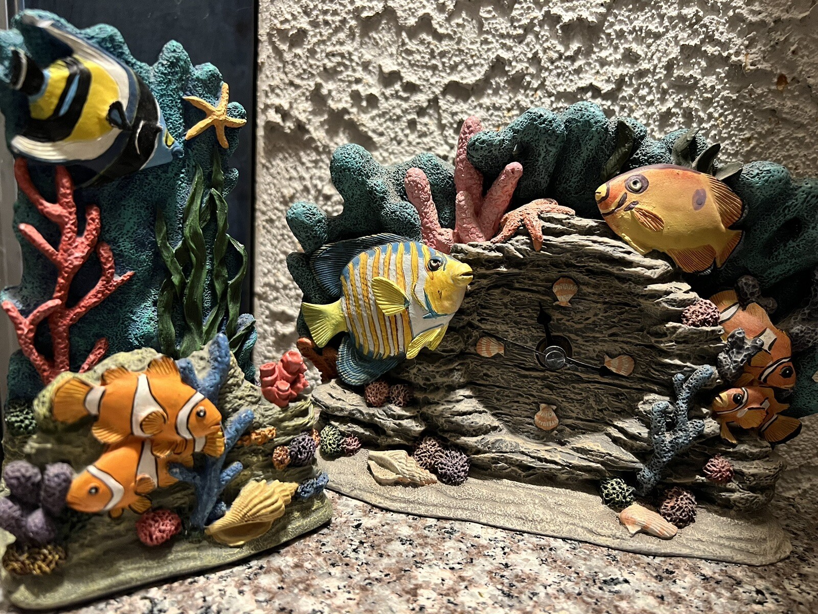 Figi Graphics Tropical Coral Reef clock and bookend | eBay