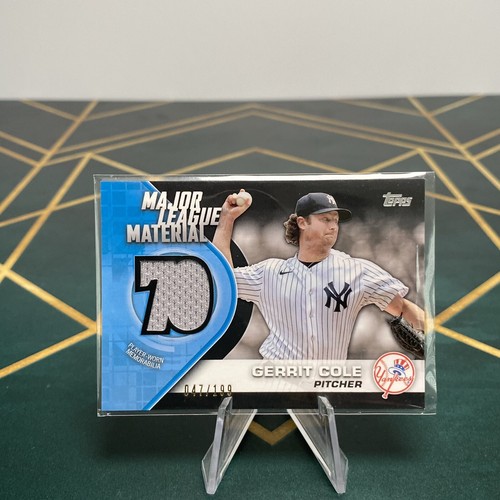 2021 Topps Update-Major League Materials Black #047 /199 Gerrit Cole ...