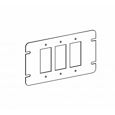 Orbit 4M3-GFI 3 Gang Switch Box Cover GFCI | eBay