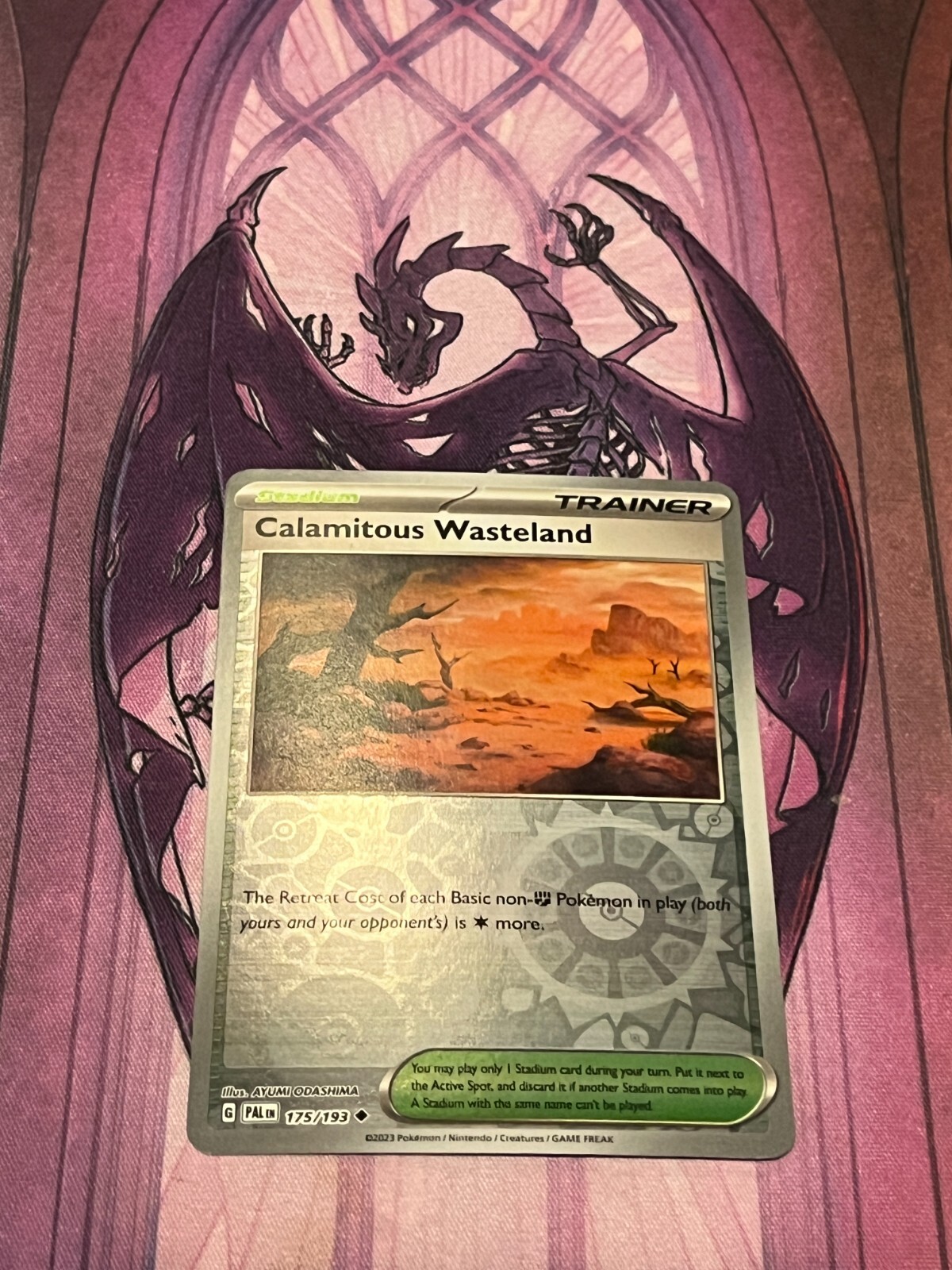 Calamitous Wasteland - 175/193 Paldea Evolved Pokemon Reverse Holo Foil ...